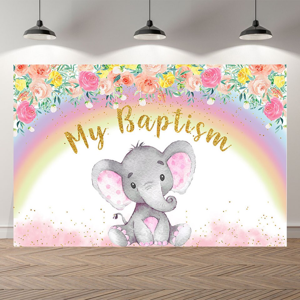 Elephant Round Photography Background - Baby Shop 24-7