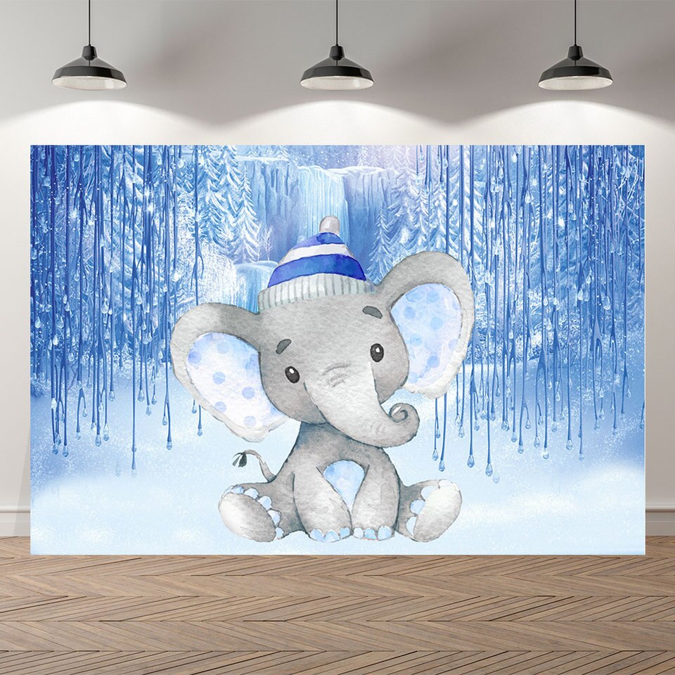 Elephant Round Photography Background - Baby Shop 24-7
