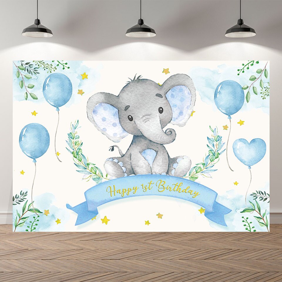 Elephant Round Photography Background - Baby Shop 24-7