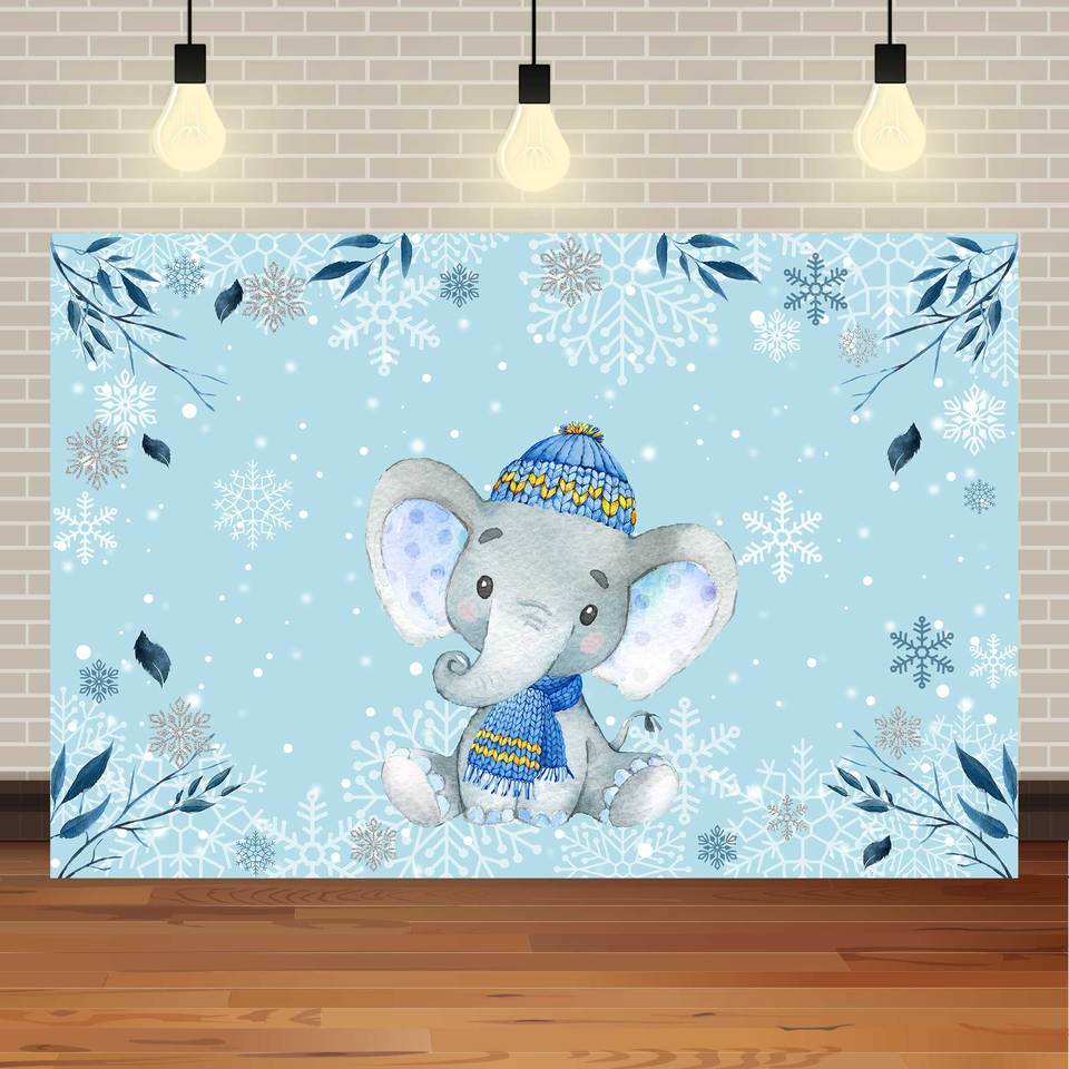 Elephant Round Photography Background - Baby Shop 24-7